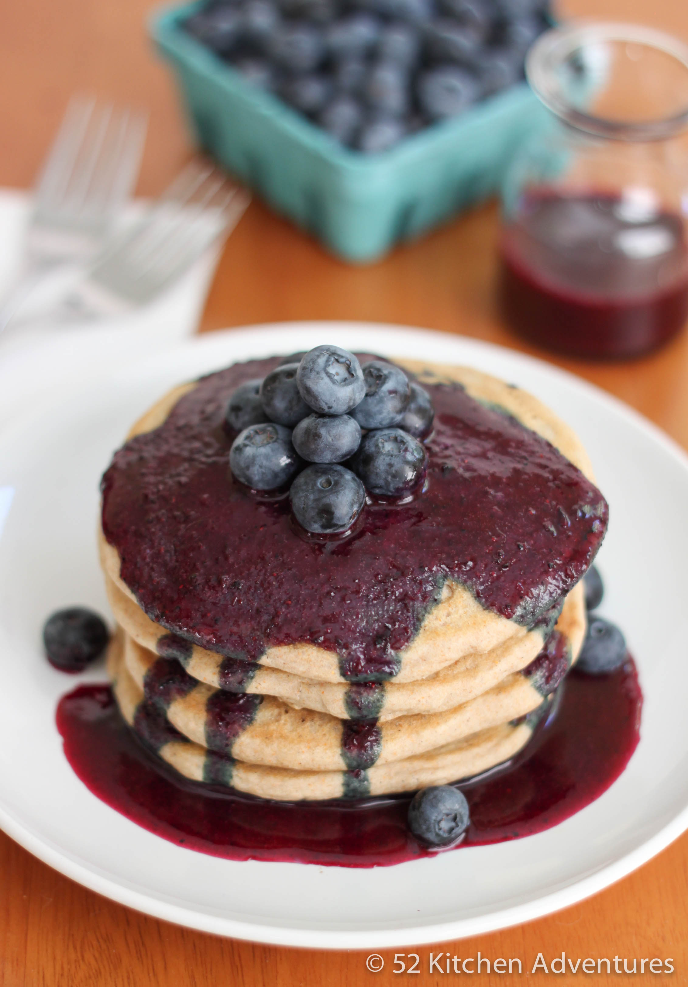 Roasted Blueberry Lavender Syrup | 52 Kitchen Adventures
